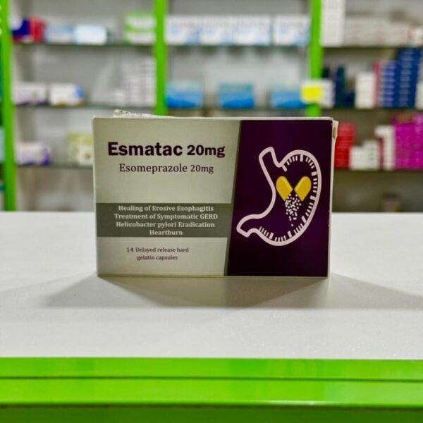 Esmatac 20 mg 14 capsules - KAIEG THE EGYPTIAN MARKET